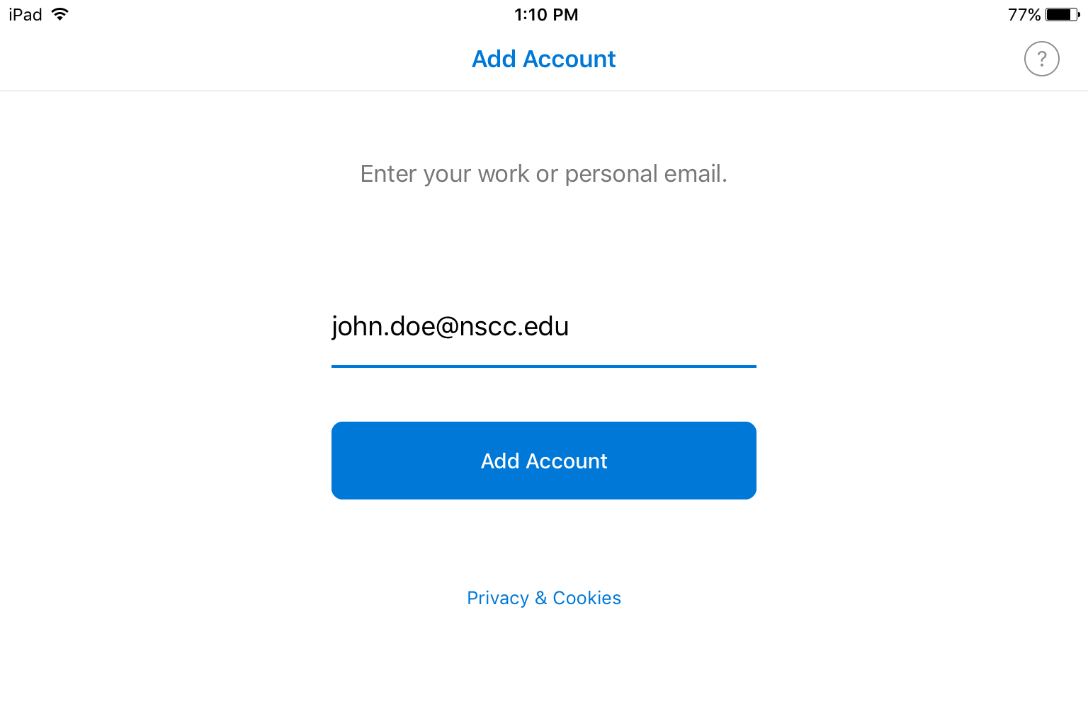 iOS App – Service Desk | Nashville State Community College