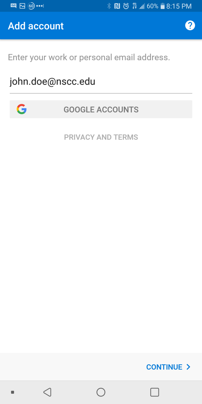 Android App – Service Desk | Nashville State Community College