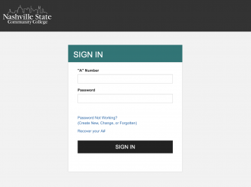 myNSCC – Service Desk | Nashville State Community College
