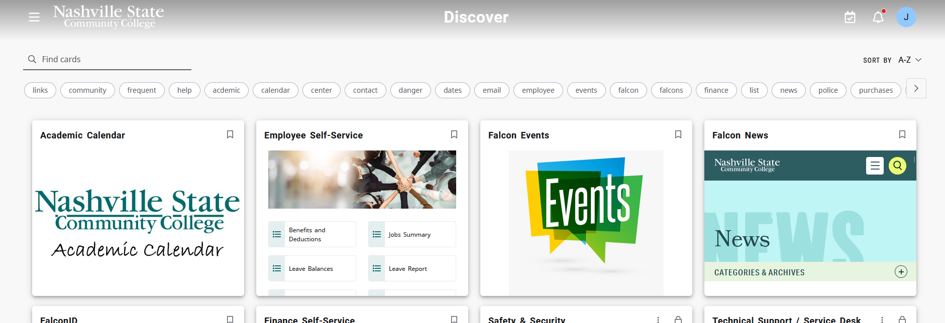 Customize MyNSCC Dashboard – Service Desk | Nashville State Community ...